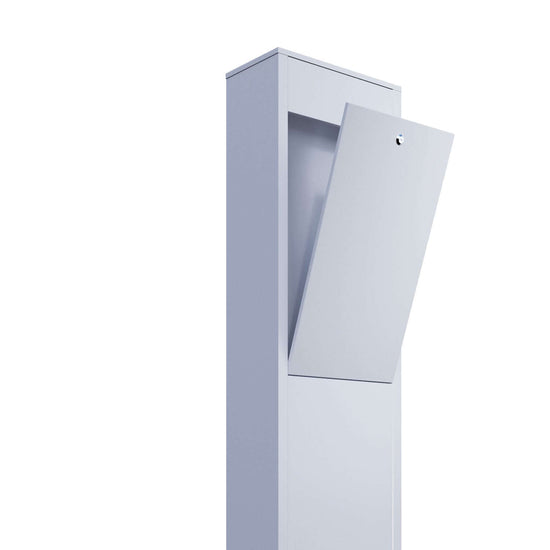 TORRENT by Bravios - Modern stand-alone white mailbox