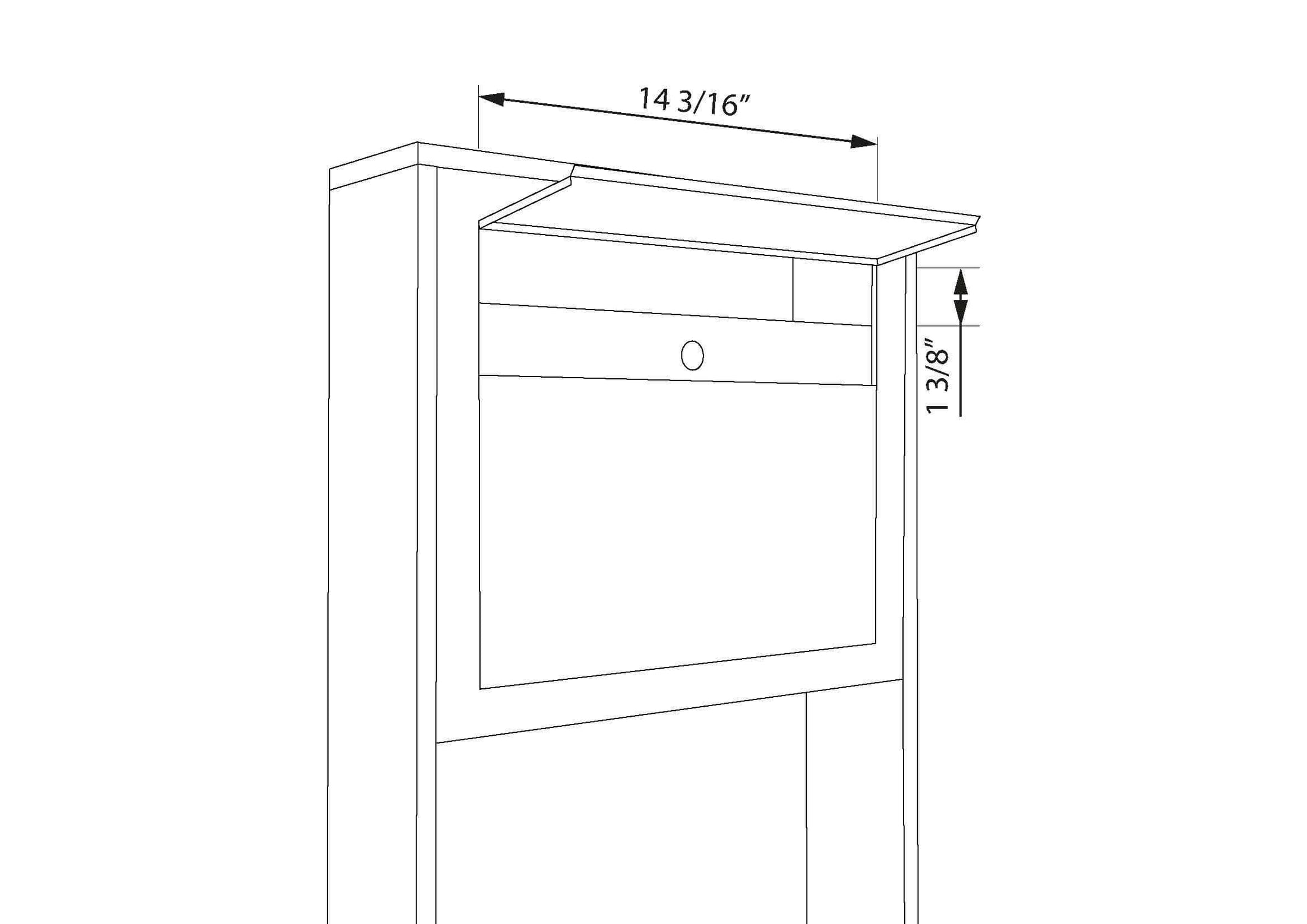 STAND ELEGANCE by Bravios - Modern post-mounted stainless steel mailbo